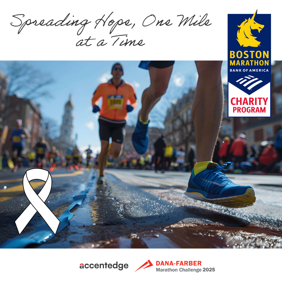 Running for a Cure at the Boston Marathon - accentedge, LLC